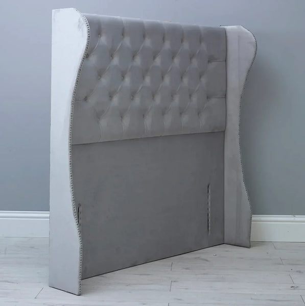Buy Saffron Wing Chesterfield Floor Standing Headboard UK | DF Beds